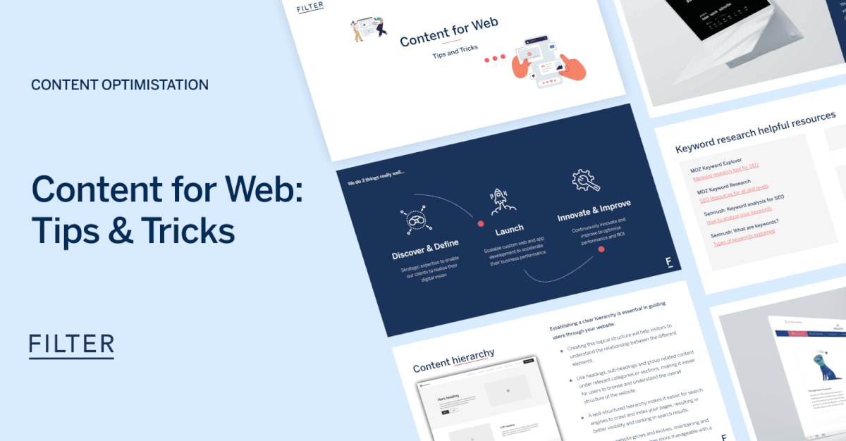 Optimise Your Website Content - Filter
